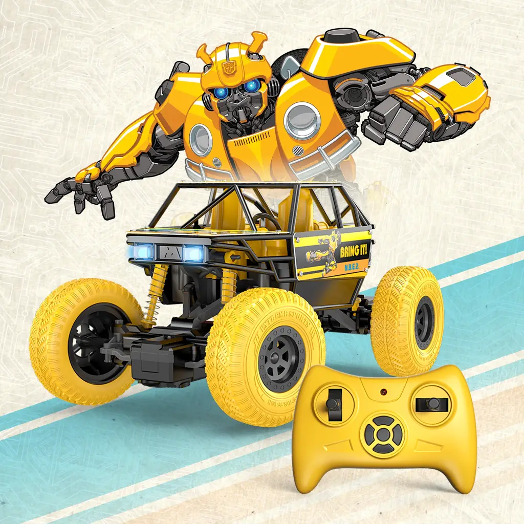 Bumble Bee Ranger App and Remote Control Car - Smoke Exhaust, 6 Wheel ...