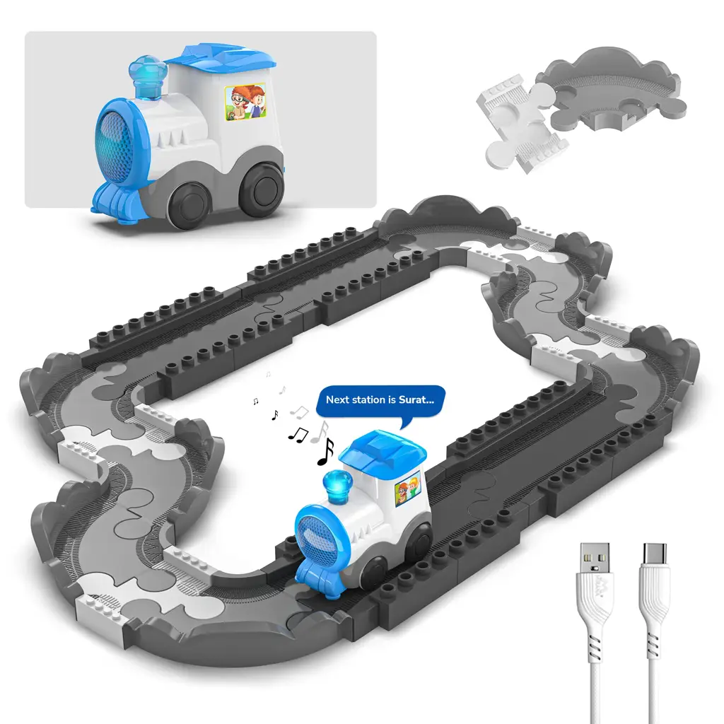 Track Town Train Set Learning and Engaging Toy