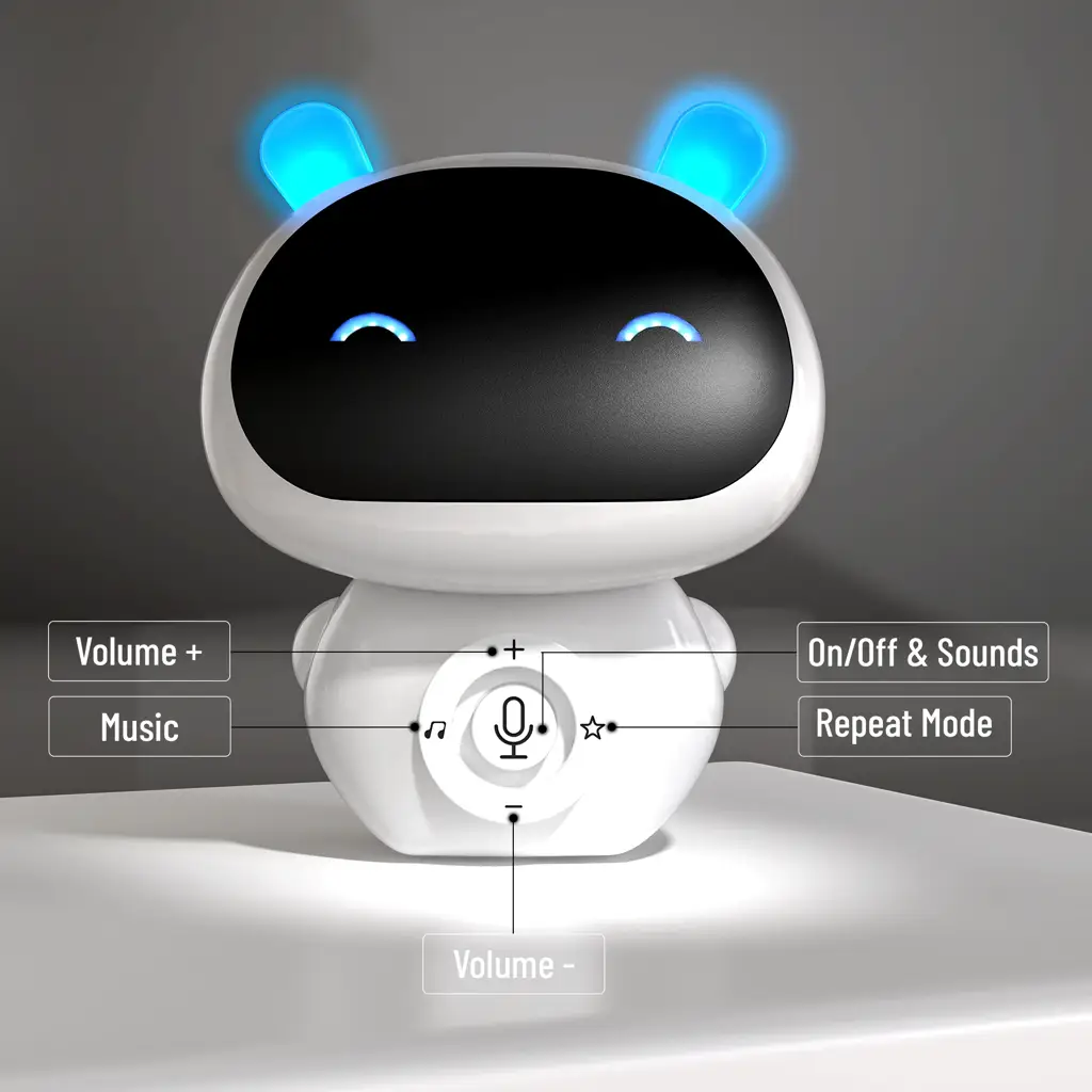 Mr. Robot Talk Back Toy for Kids - 3 Voice Changing Effects, Onboarded ...