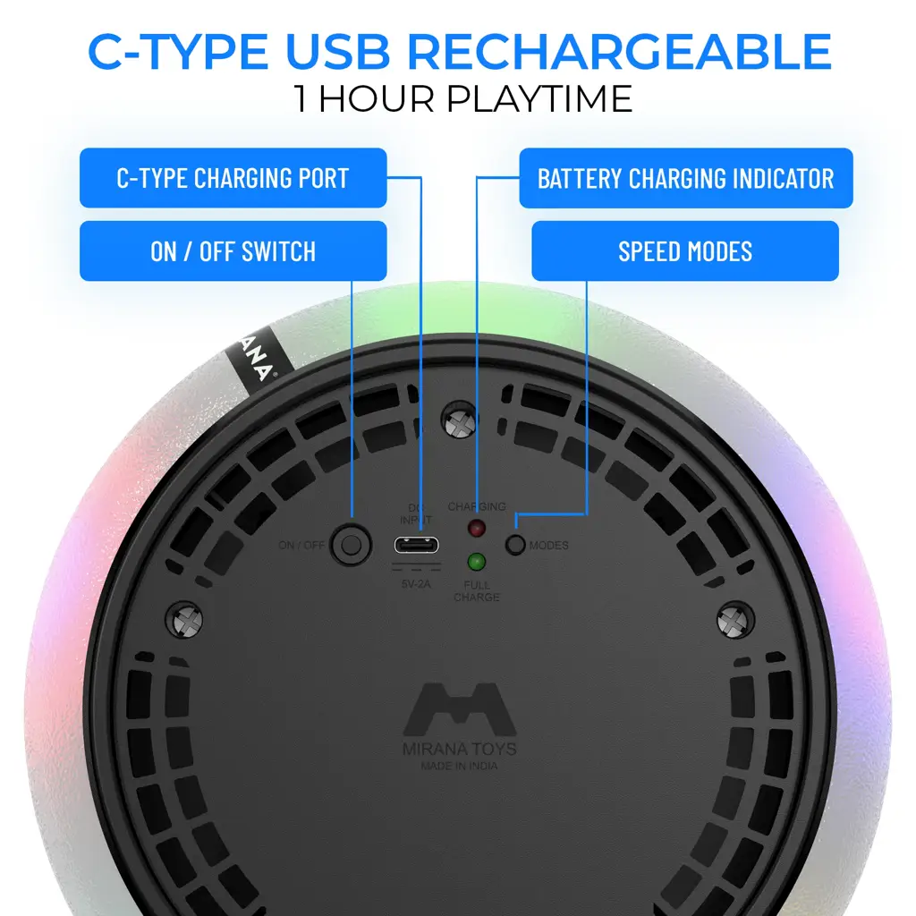 Hover Air football Toy for kids - Up to 1 Hours Play Time, Holds Up to ...