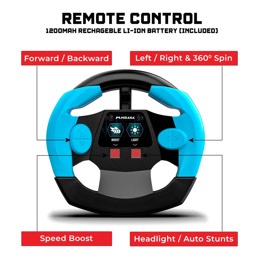 Warrior Remote Control Stunt Car