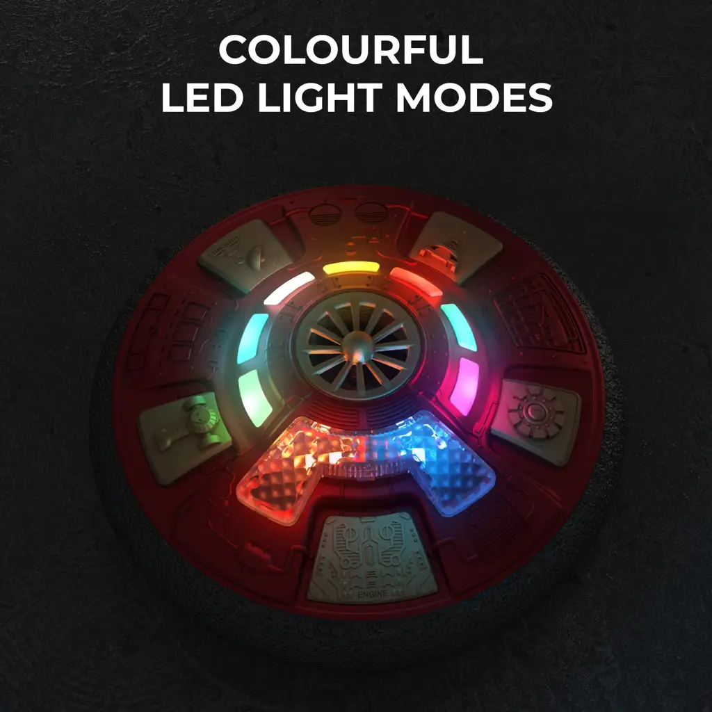 Mothership Air Football Toy for kids - Up to 1 Hour Playtime, Rainbow ...