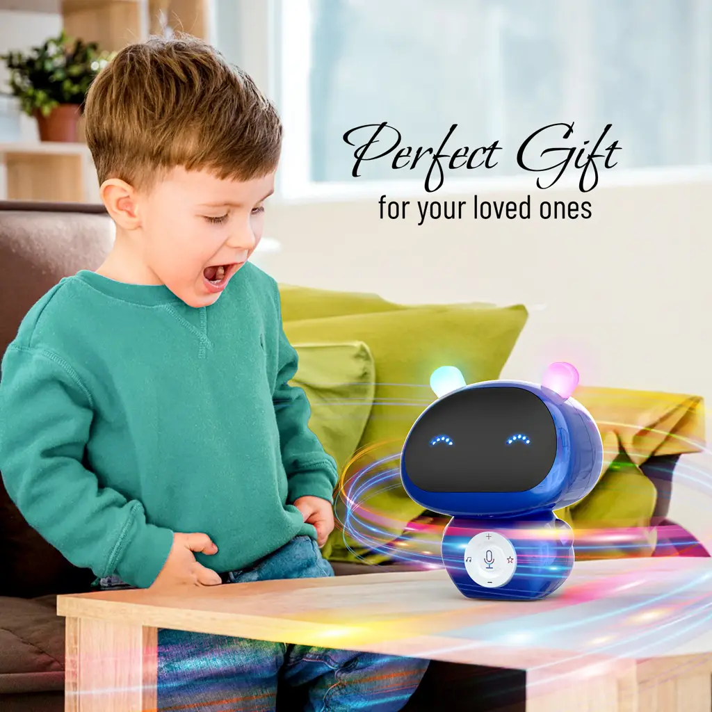 Mr. Robot Talk Back Toy for Kids - 3 Voice Changing Effects, Onboarded ...