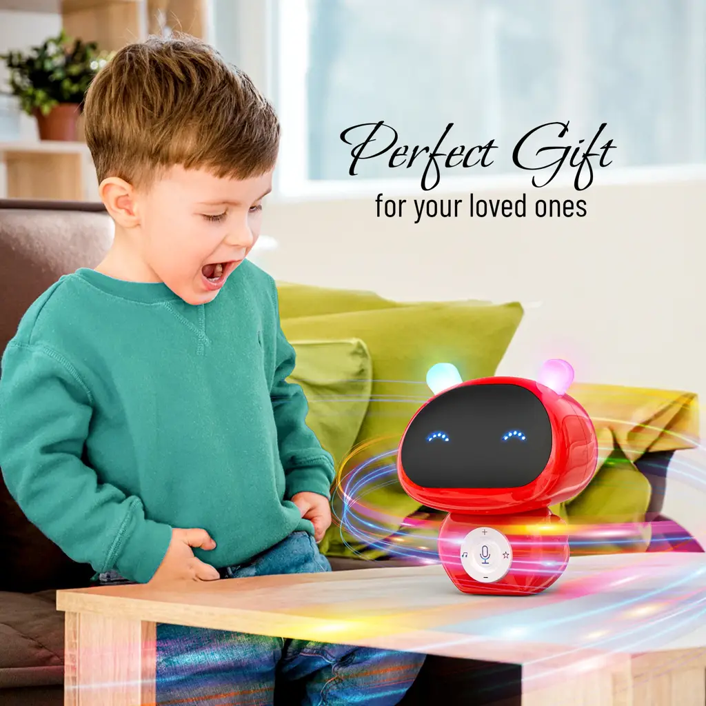 Mr. Robot Talk Back Toy for Kids - 3 Voice Changing Effects, Onboarded ...