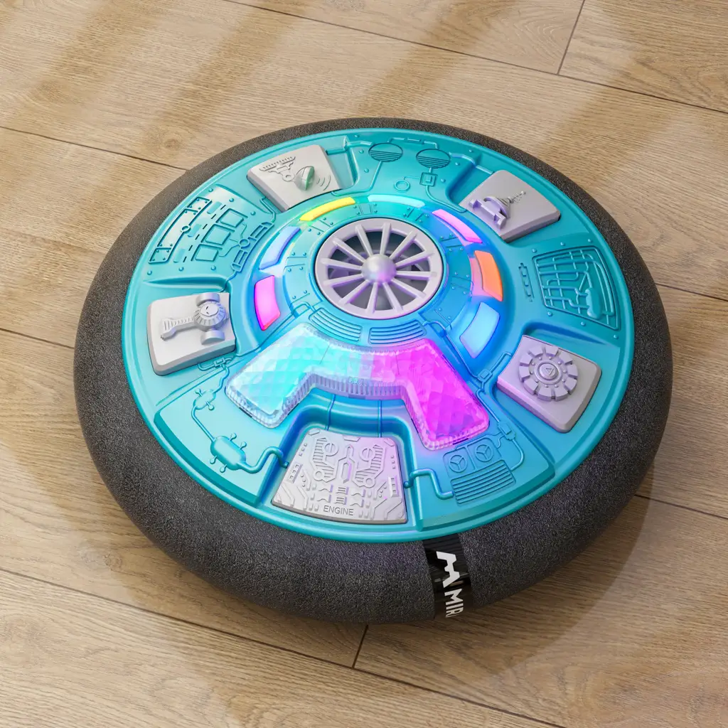 Mothership Air Football Toy for kids - Up to 1 Hour Playtime, Rainbow ...