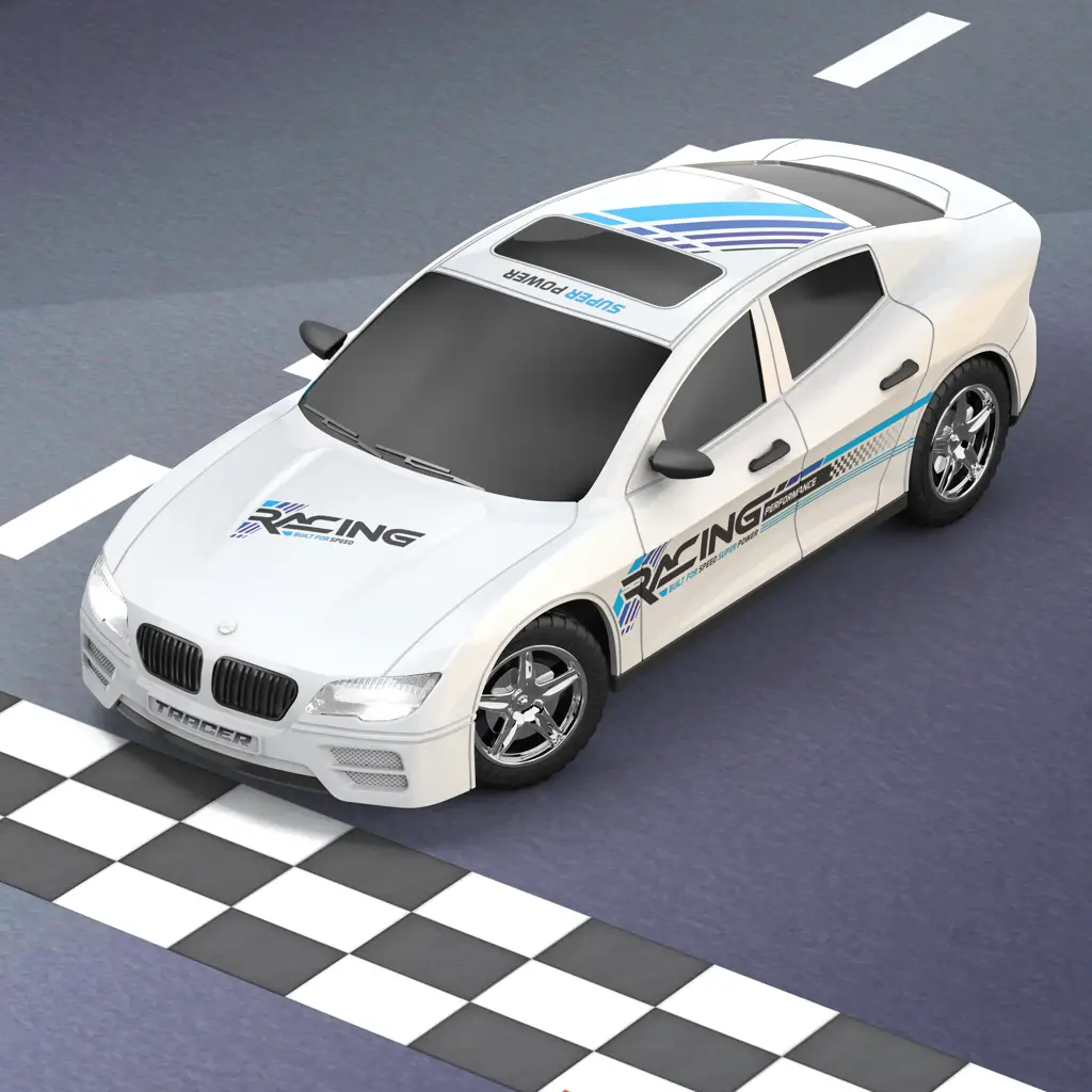 Tracer App and Remote Control Car - Luminous Headlights, 1200 mAh Li ...