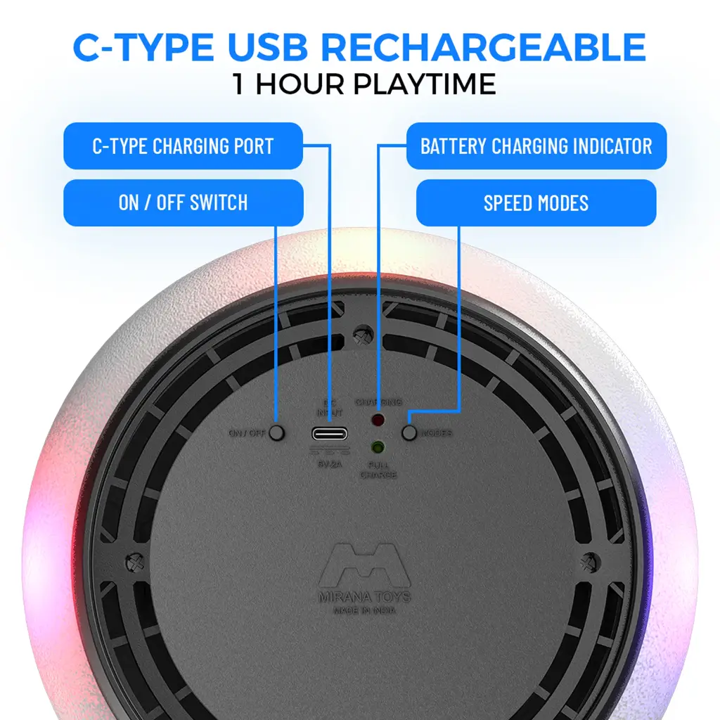 Hover Air football Toy for kids - Up to 1 Hours Play Time, Holds Up to ...