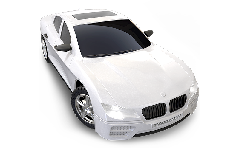 Tracer App and Remote Control Car - Luminous Headlights, 1200 mAh Li ...